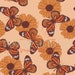 Boho Butterfly Sunflower Digital Seamless Pattern for Fabrics and ...