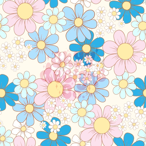 Vintage Daisy Pattern