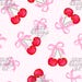 Watercolor Cherry Bows Seamless Pattern for Valentine's Day, Preppy ...