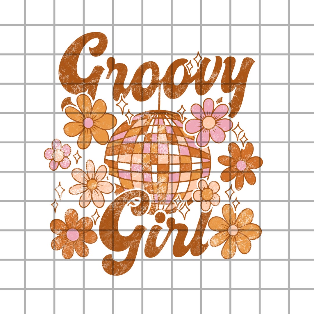 Retro Groovy Disco PNG Design, PNG File for Shirts, PNG Sublimation ...