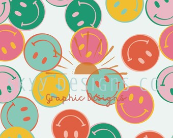 Retro Christmas Digital Seamless Pattern for Fabrics and - Etsy