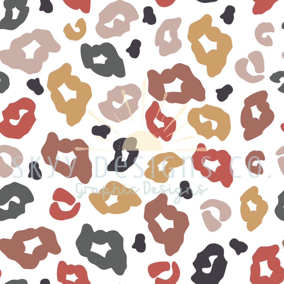 Abstract Leopard Digital Seamless Pattern for Fabrics and Wallpapers ...