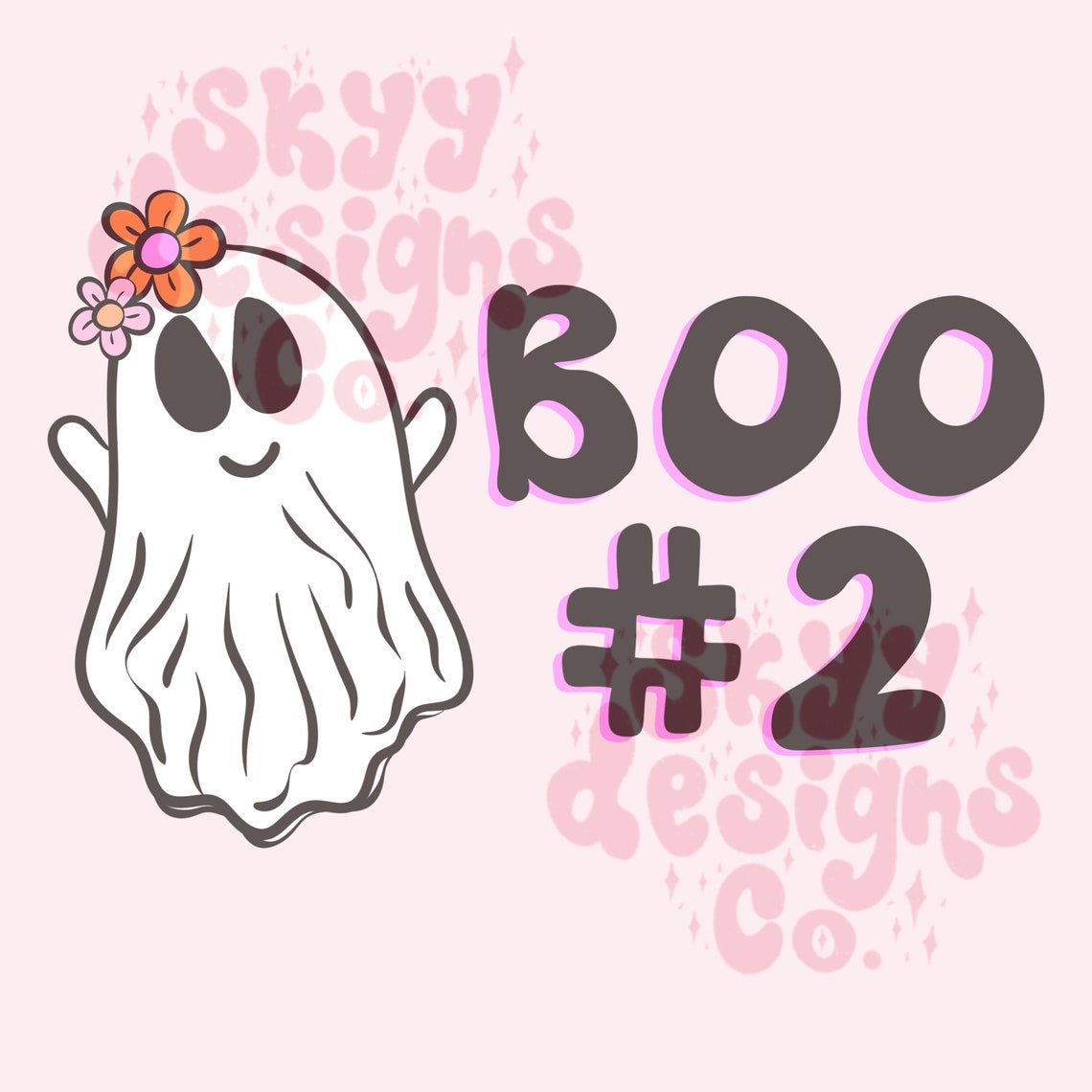 Girly Halloween Ghost Seamless Pattern, Pastel Spooky Pattern Paper ...