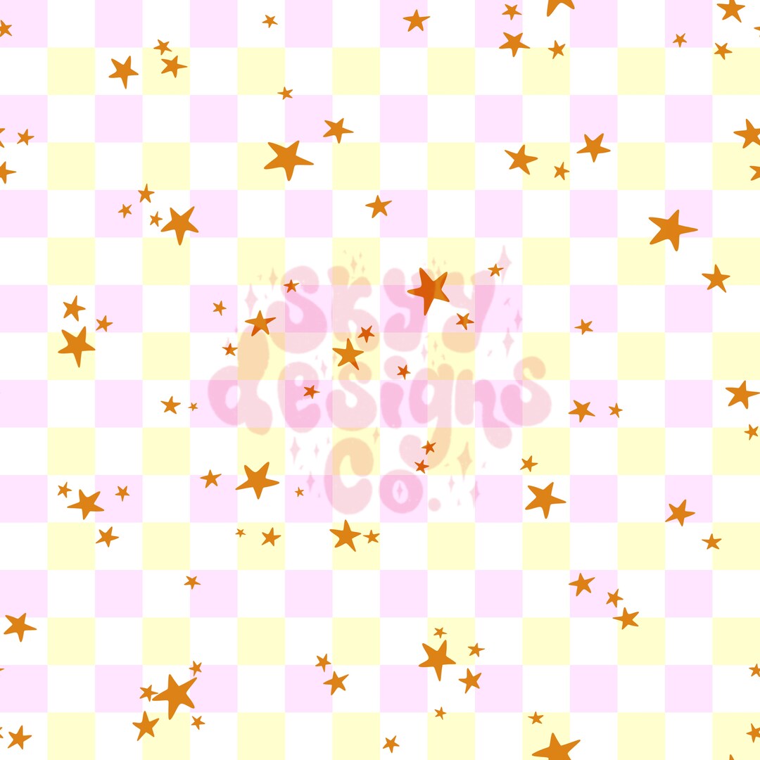 Pastel Spring Gingham Digital Seamless Pattern for Fabrics and ...