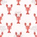 Nautical Watercolor Lobster Seamless Pattern Design for Summer, Lobster ...
