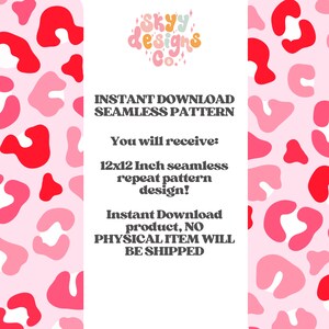 Hot Pink Cheetah Seamless Pattern for Valentine's Day, Cheetah Print ...