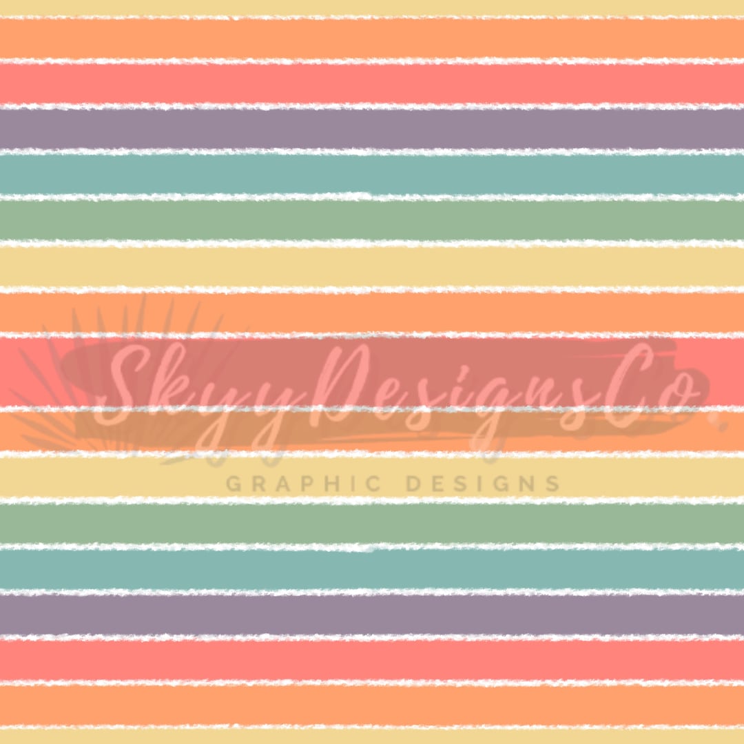 Rainbow Stripe Digital Seamless Pattern for Fabrics and Wallpapers ...