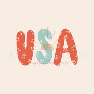 Boho Fourth of July Seamless Pattern, Muted Patriotic Flags Paper ...