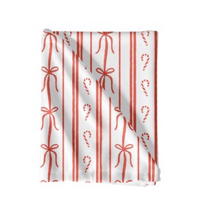 Christmas Bow Stripes Seamless Pattern for Holidays Digital Download - Etsy