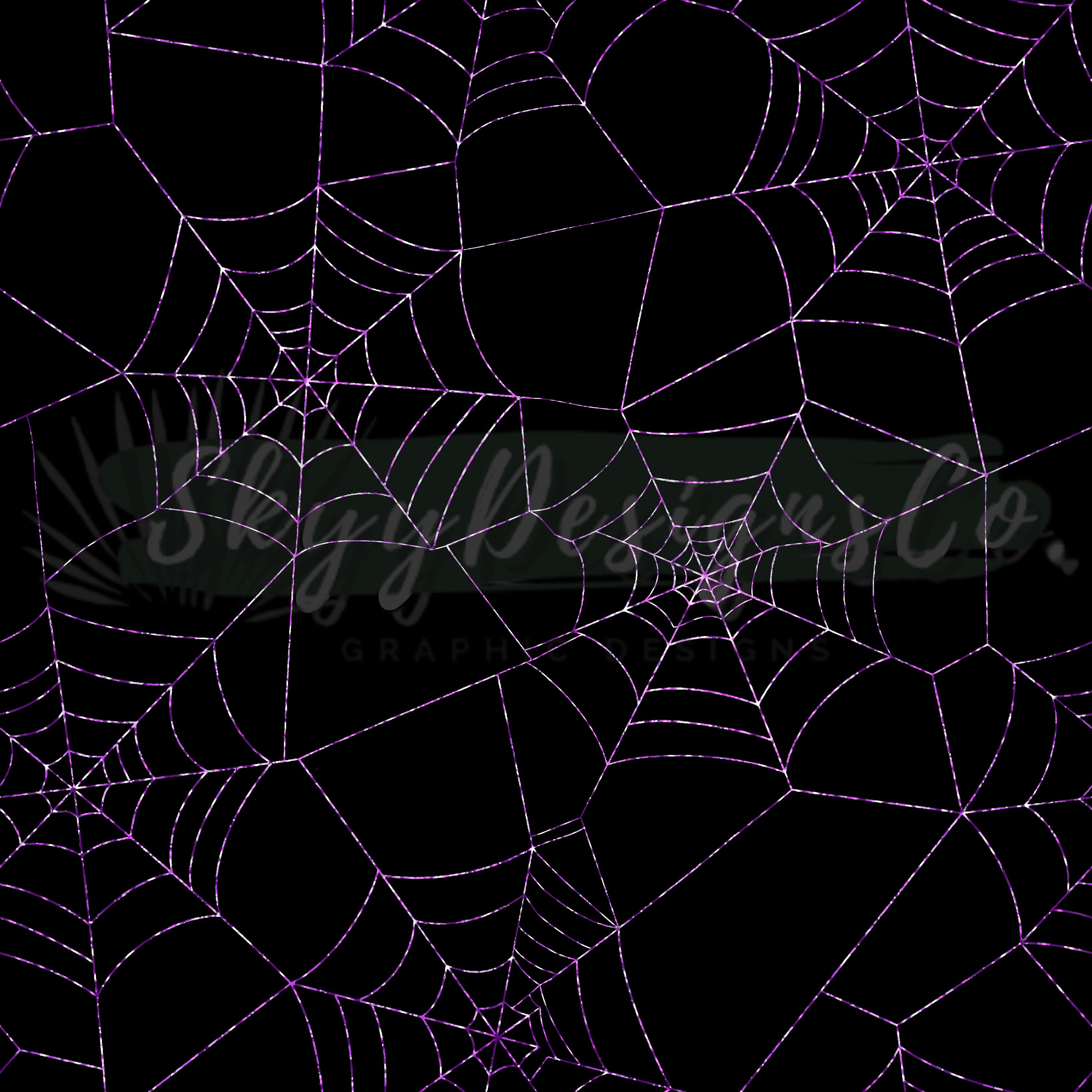 Halloween Spider Web Digital Seamless Pattern for Fabrics and - Etsy