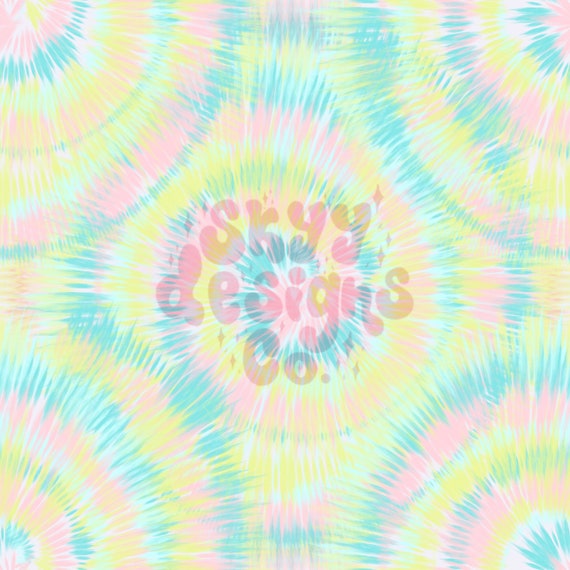 Pastel Rainbow Tie Dye Background