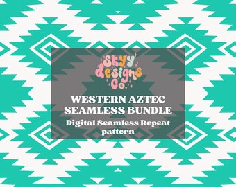 Aztec Seamless Pattern, Digital Paper, Tribal Background - Etsy