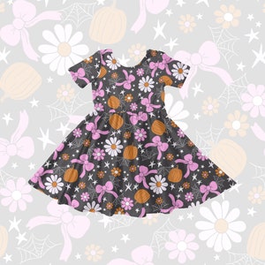 Trendy Coquette Halloween Seamless Pattern Digital Download, Spooky ...