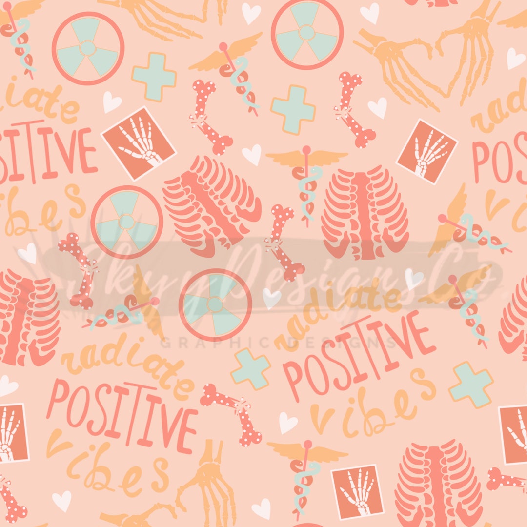 Radiologist Seamless Pattern for Medical, X-ray Tech Pattern Paper ...