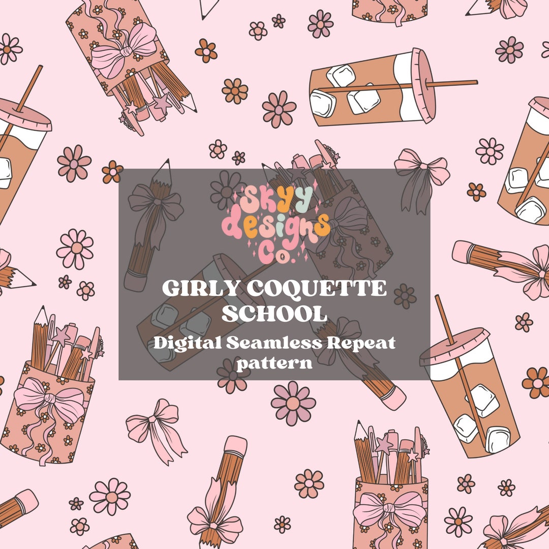 Teacher Seamless File, Teaching Pattern for Fabrics and Wallpapers ...