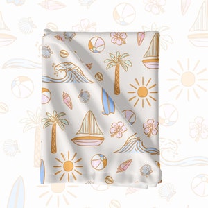 Trendy Tropical Summer Seamless Pattern for Summer, Topical Summer ...