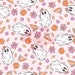 Halloween Girly Pumpkin Ghosts Girly Digital Seamless Pattern for ...