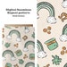 Lucky Rainbows and Clovers Seamless Pattern for St. Patrick's Day, St ...