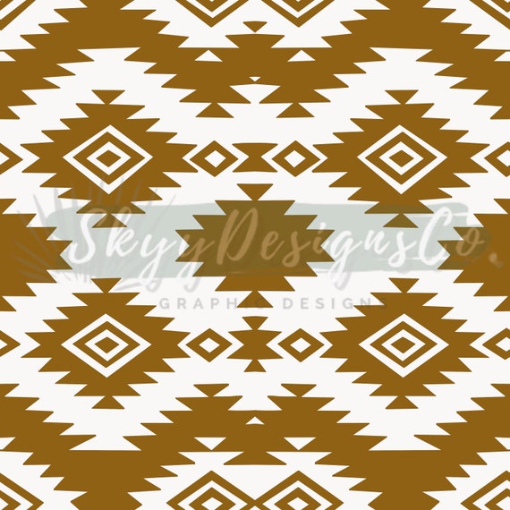 Bright Aztec Print Wallpaper
