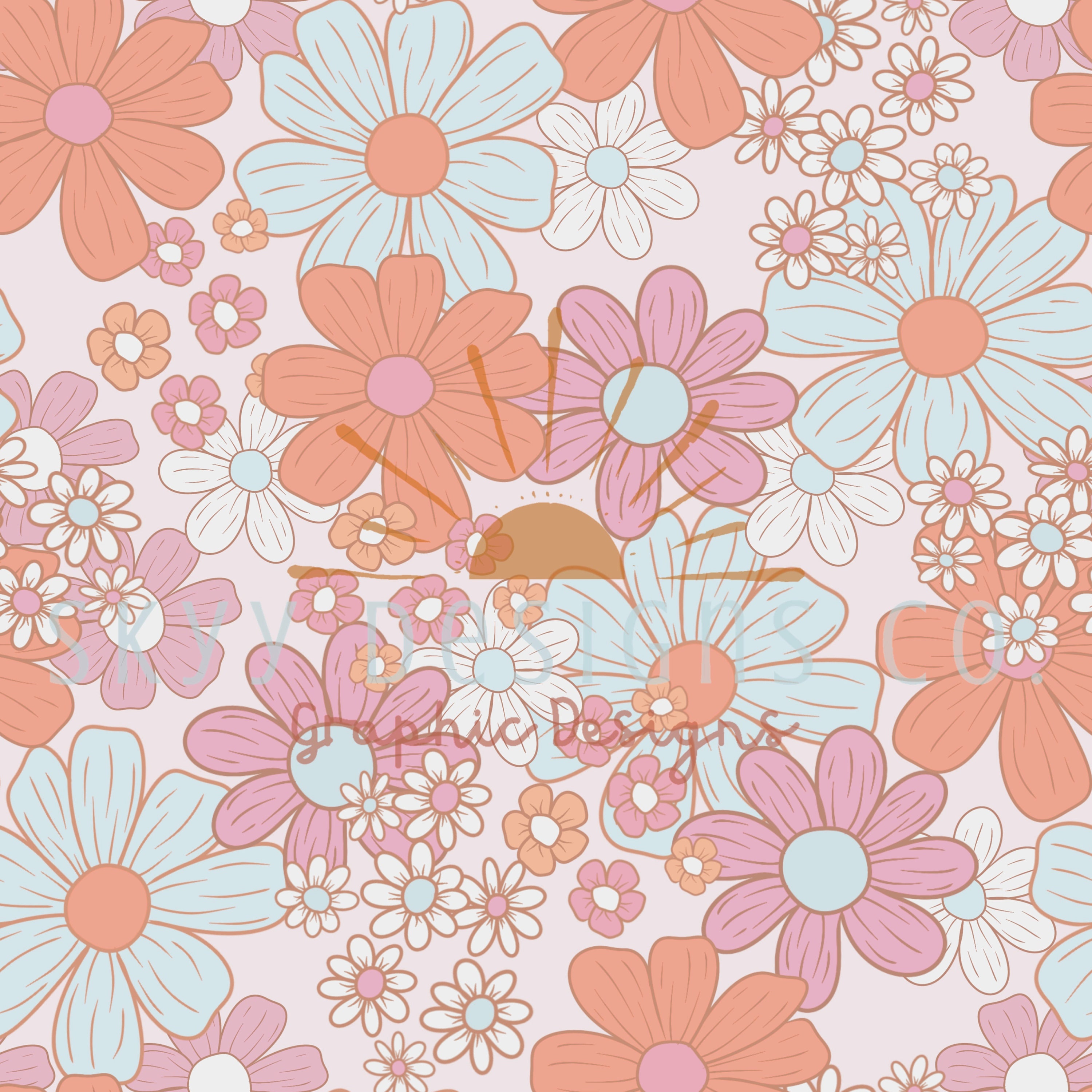 Pastel Flower Patterns