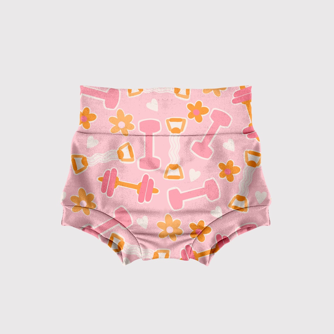 Girly Gym Weights Seamless Pattern, Workout Pattern Paper Digital ...