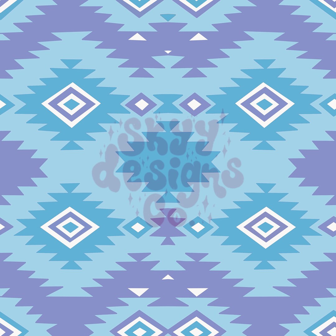 Aztec Western Tribal Digital Seamless Pattern for Fabrics and ...