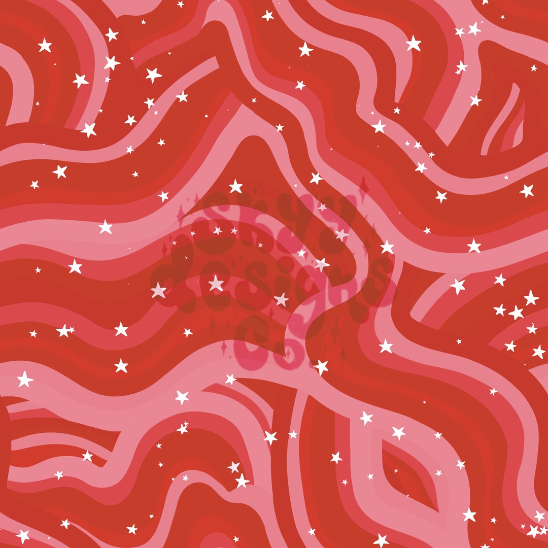 Love Retro Rainbows Seamless Pattern for Valentine's Day, Retro Rainbow ...