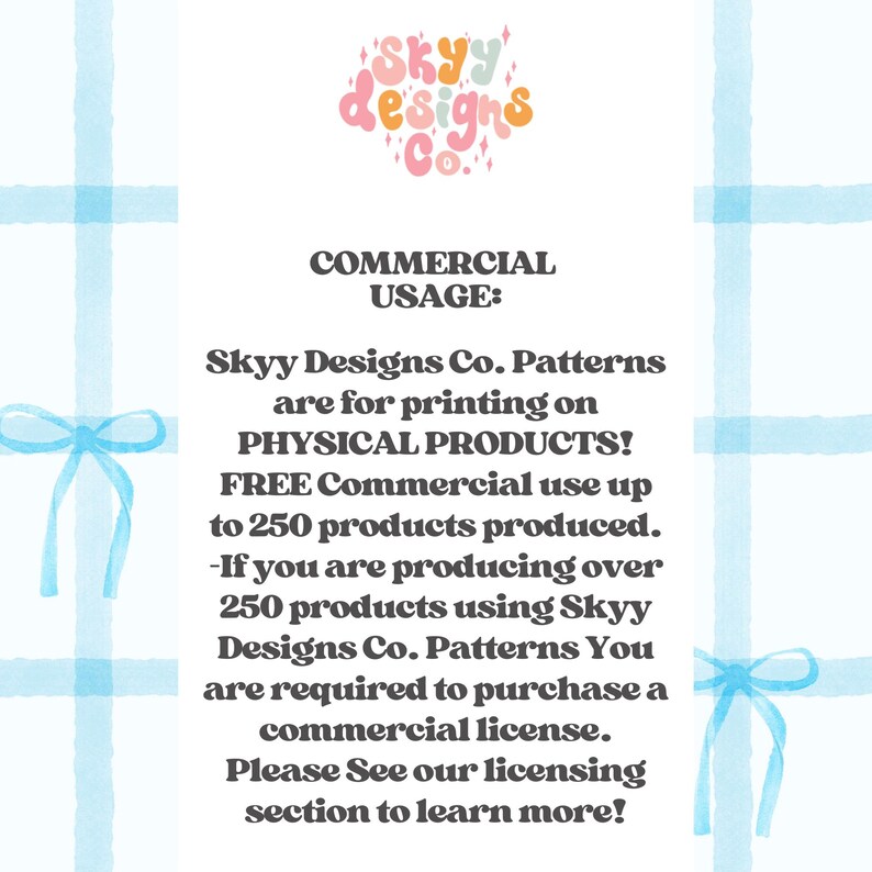 Blue Buffalo Plaid Seamless Pattern for Spring and Summer, Preppy Bows ...