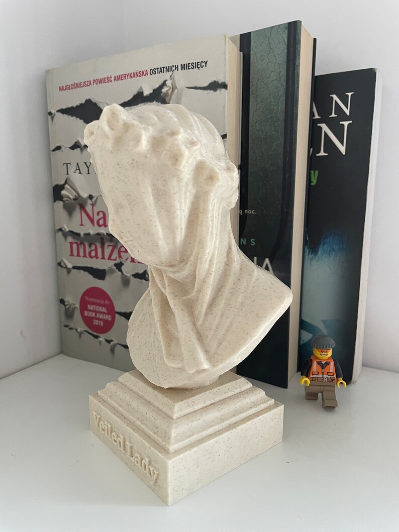 VEILED LADY Head Bust Statue - Etsy
