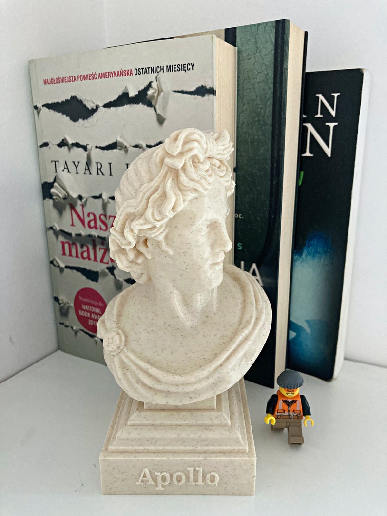 APOLLO Head Bust Statue Greco-roman Mythology | Etsy