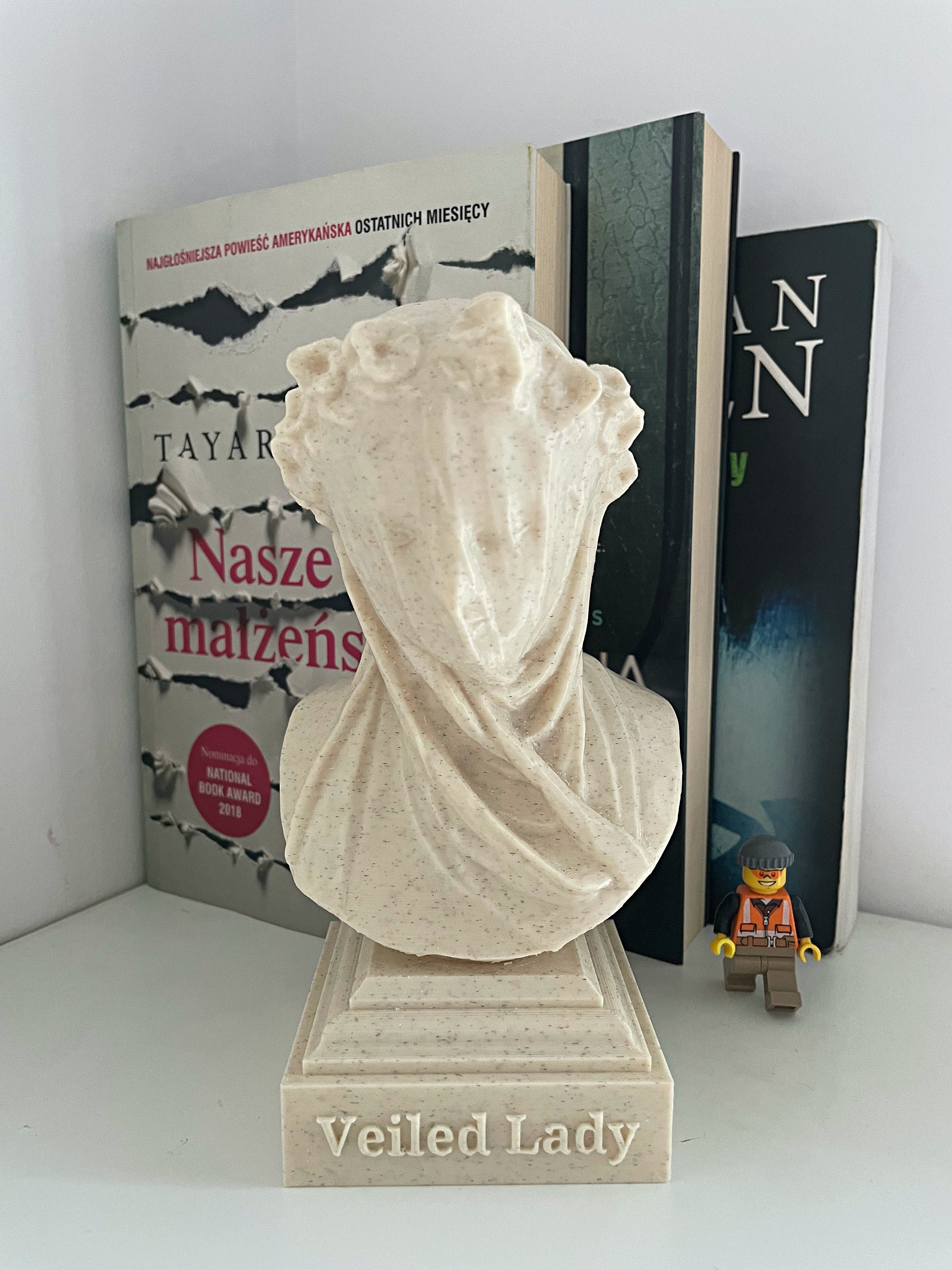 VEILED LADY Head Bust Statue - Etsy