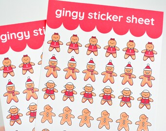 Gingy Pal Sticker - Etsy