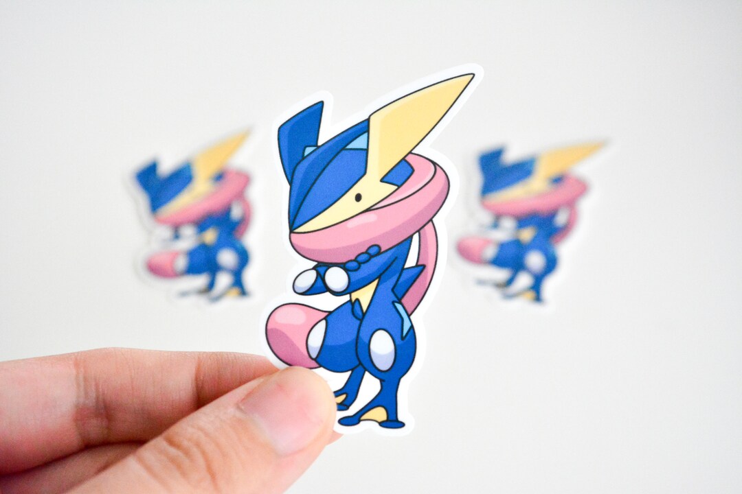 Ninja 0658 Sticker Cute Chibi Greninja Sticker Cute Laptop Stickers ...