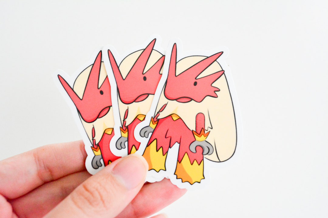Blaze 0257 Sticker Cute Chibi Blaziken Sticker Cute Laptop Stickers ...