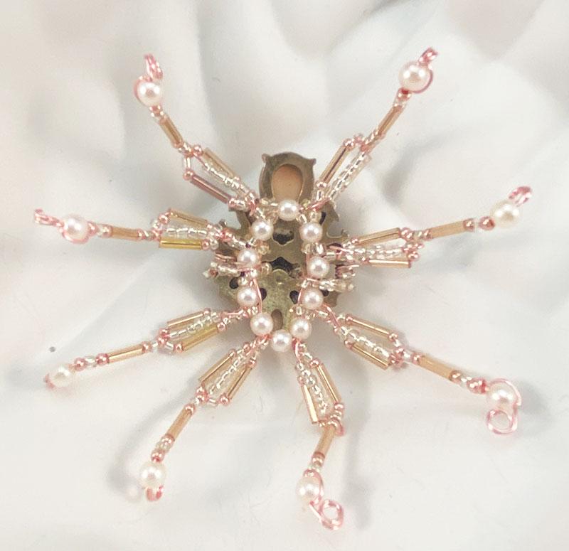 Spider Figurine, Ornament Holiday Gift, Unique, OOAK, Handmade, Jewel ...