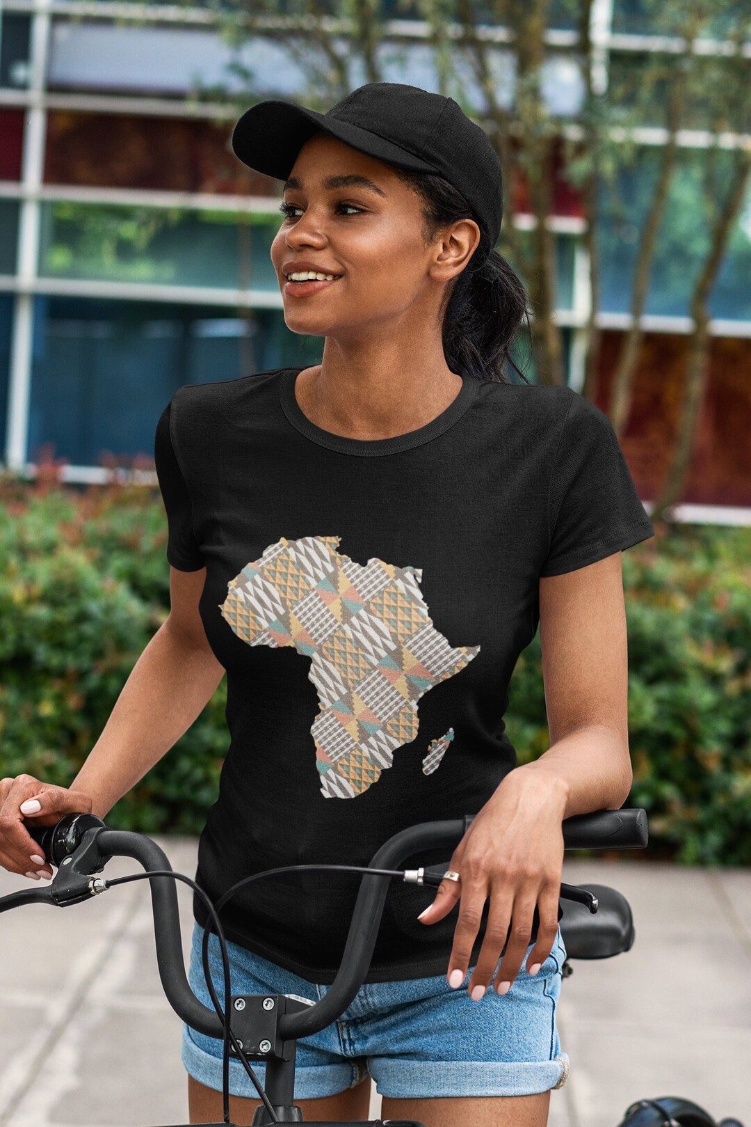 Kente African Map T-shirt | Unisex African T-shirt | African | Love ...