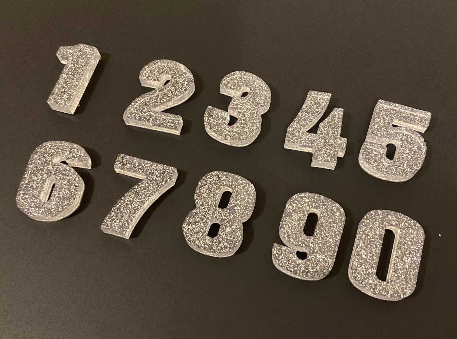 ICE Glitz Resin Numbers Medium 0-9 - Etsy