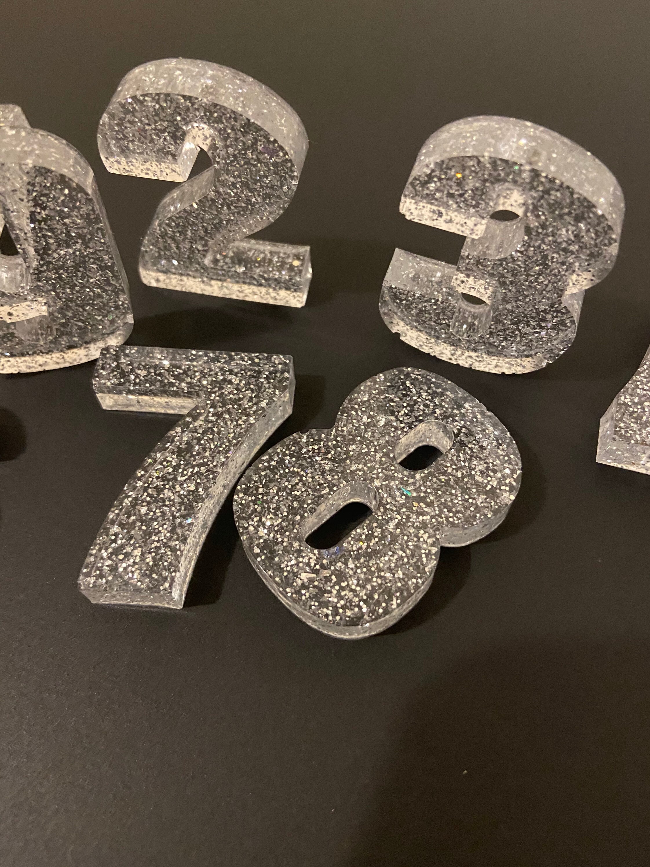 ICE Glitz Resin Numbers Medium 0-9 - Etsy.de