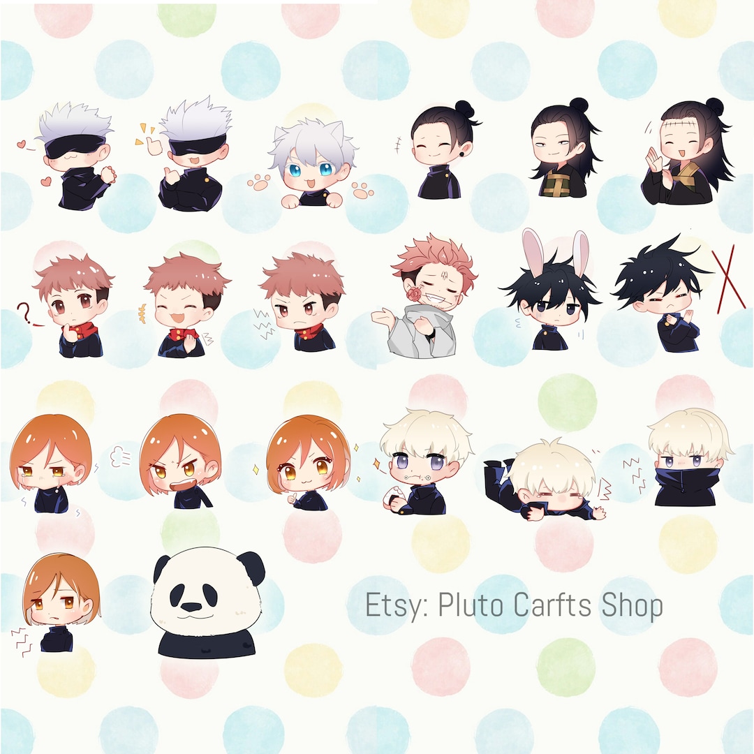 Cute Anime Sticker A5 Sheet Waterproof Etsy