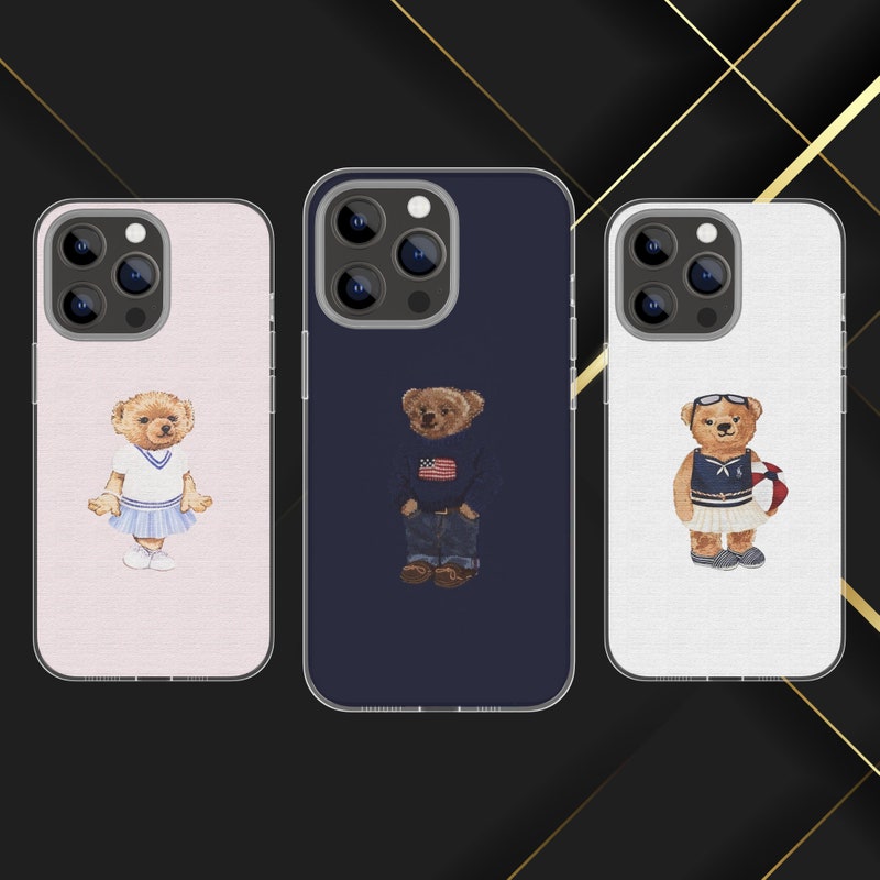 Teddy Bear Phone Case - Etsy
