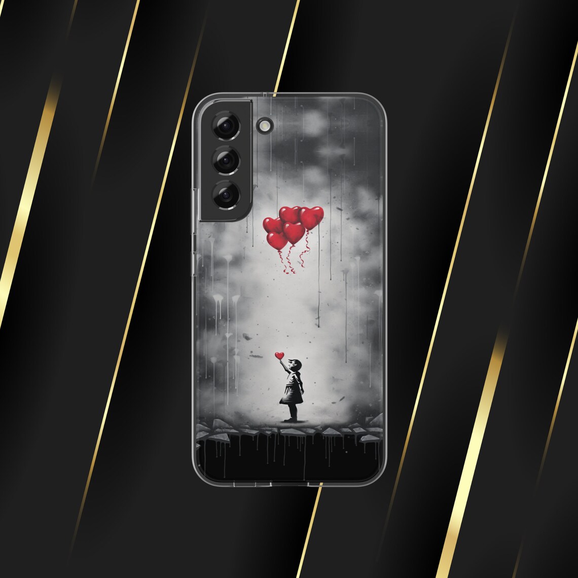 Banksy Art Phone Case Aesthetic Graffiti Cover Google Pixel 8 7 Pro 8A ...