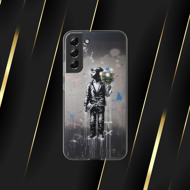 Banksy Art Phone Case Aesthetic Graffiti Cover Google Pixel 8 7 Pro 8A ...