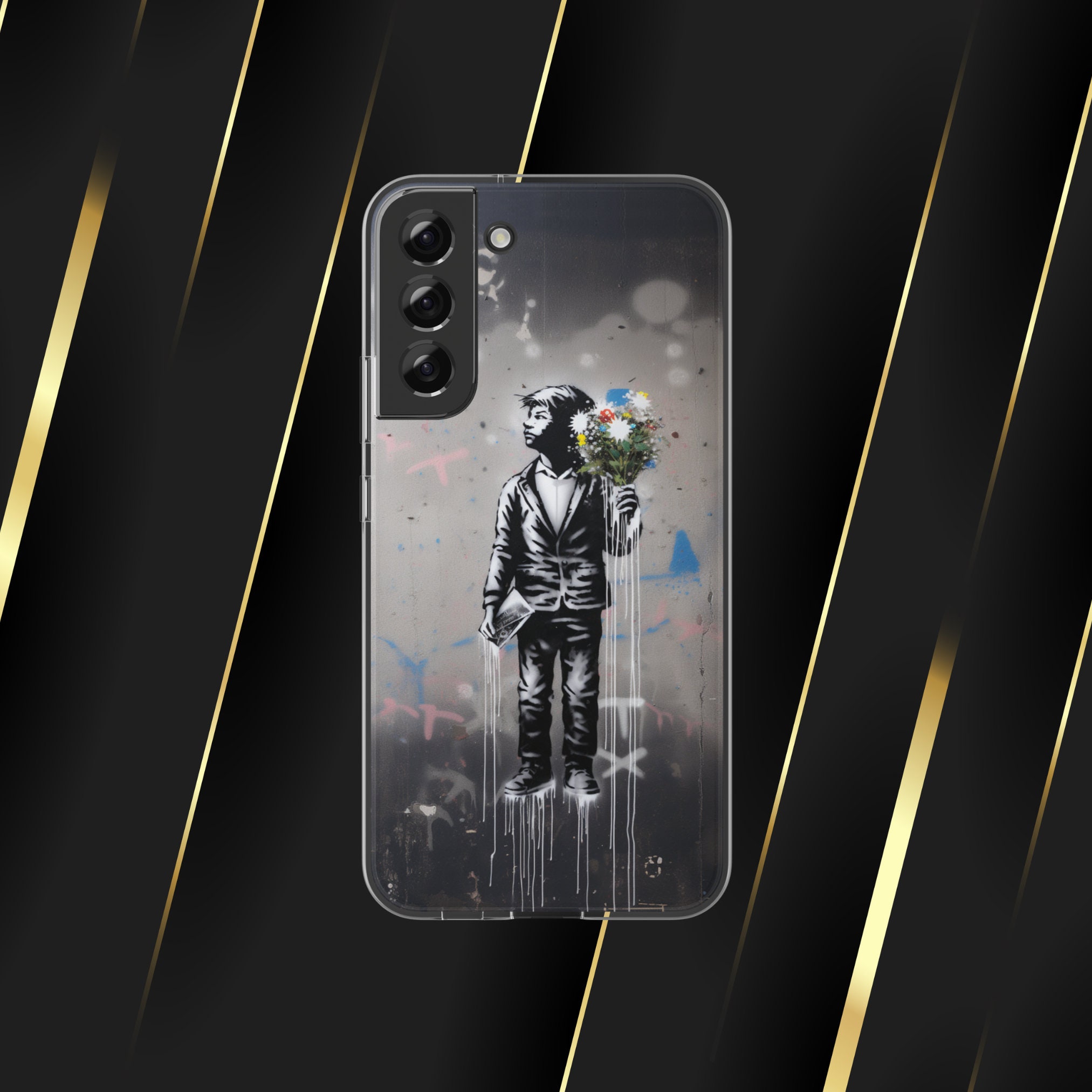 Banksy Art Phone Case Aesthetic Graffiti Cover Google Pixel 8 7 Pro 8A ...