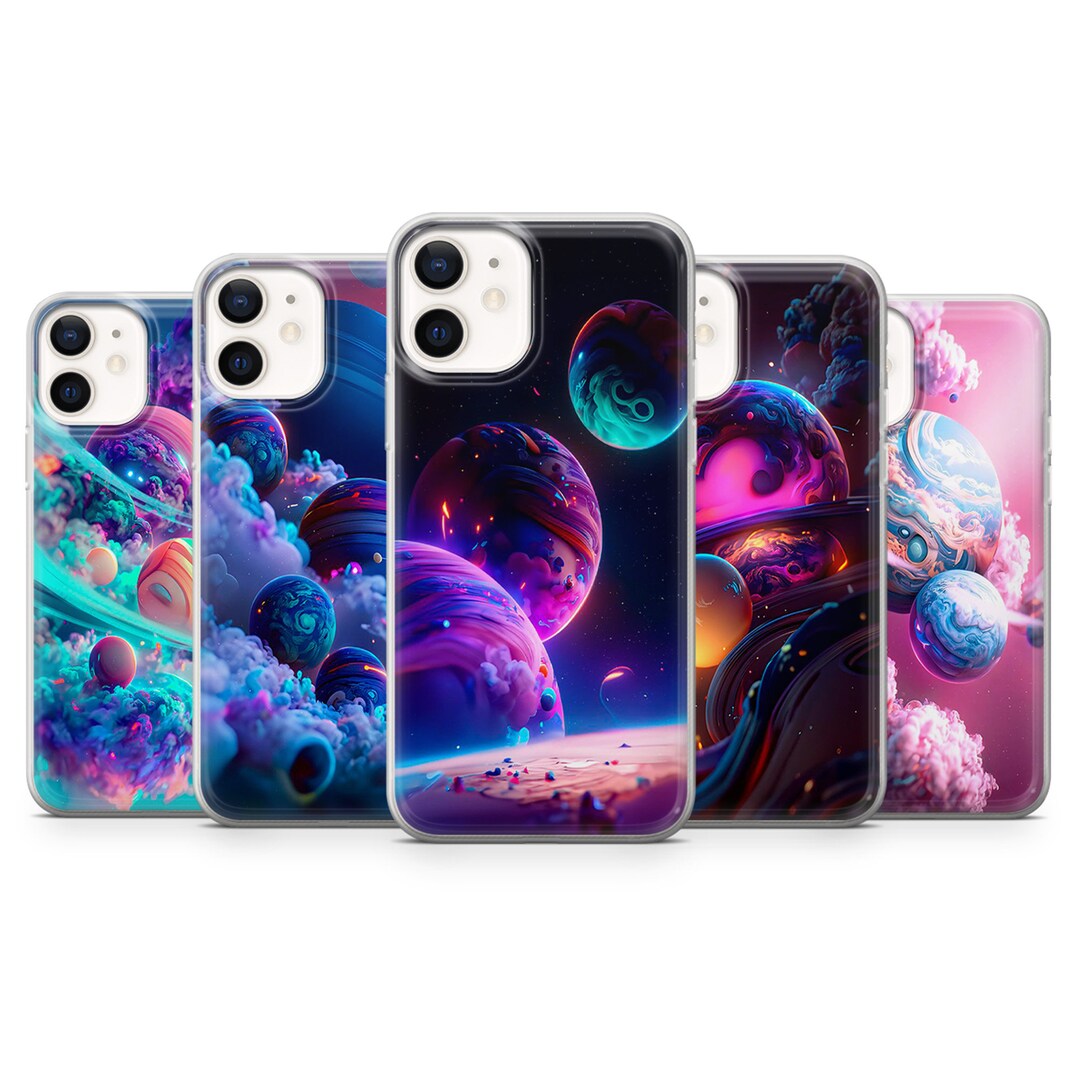 Fantasy Phone Case Aesthetic Space Cover iPhone 15 14 11 Pro 12 13 XR ...