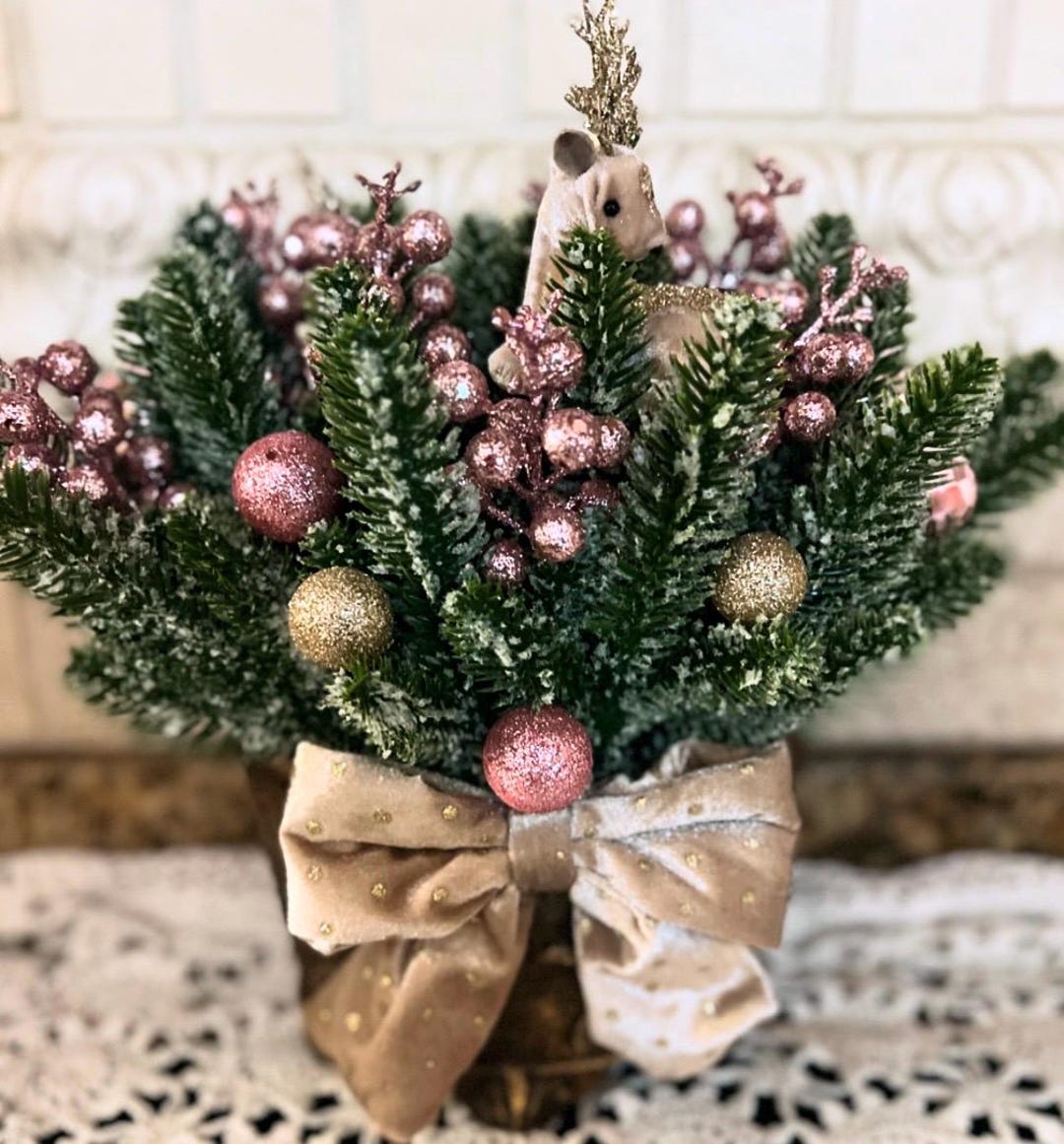 Tori Holiday Arrangement, Christmas Arrangement, Holiday Decor, Winter ...