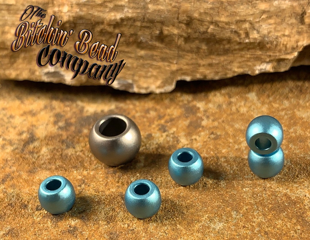 2mm Round Shape, Satin Finish, Ice Blue Anodized Aluminum Bead. - Etsy
