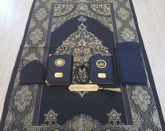 Personalized Prayer Mat Quran Yaseen Gift Tasbeeh Gift Set Custom ...