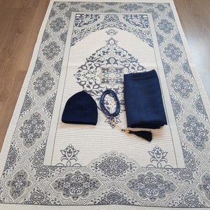 Personalized Prayer Mat Islam Gift for Him Tasbeeh Gift Set Custom ...