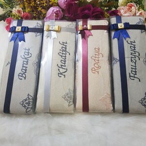 Personalized Prayer Mat Islam Gift for Him Tasbeeh Gift Set Custom ...