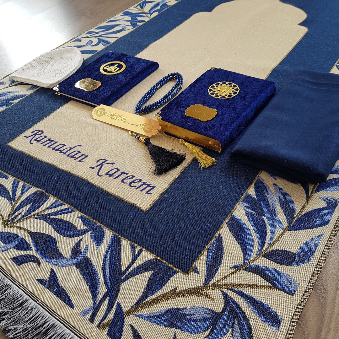 Personalized Prayer Mat Quran Yaseen Gift Tasbeeh Gift Set Custom ...
